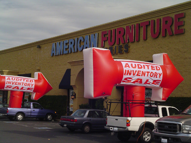 Giant Red Arrow Inflatables - Giant Promotions Online Store
