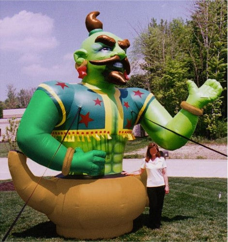 Cartoon Genie in the Lamp Inflatable - Giant Promotions Online Store
